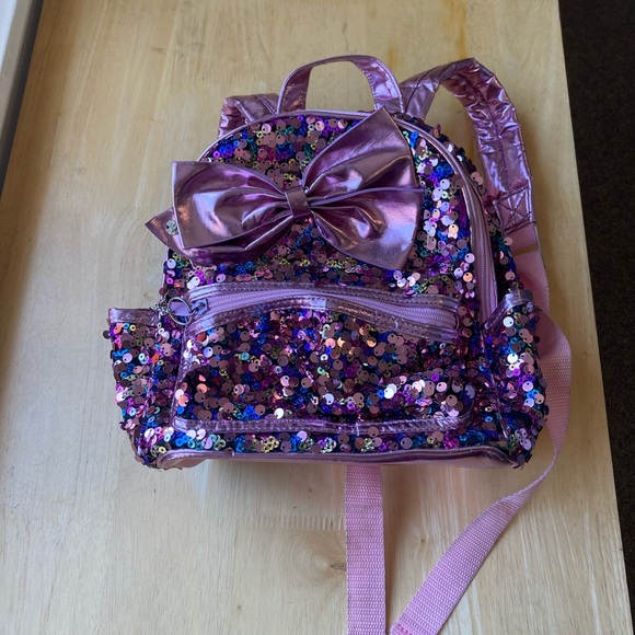 JoJo Siwa | Accessories | Jojo Siwa Pink Sequined Backpack Os | Poshmark